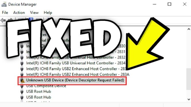 Cara Mengatasi Unknown USB Device (Device Descriptor Request Failed) Windows 10