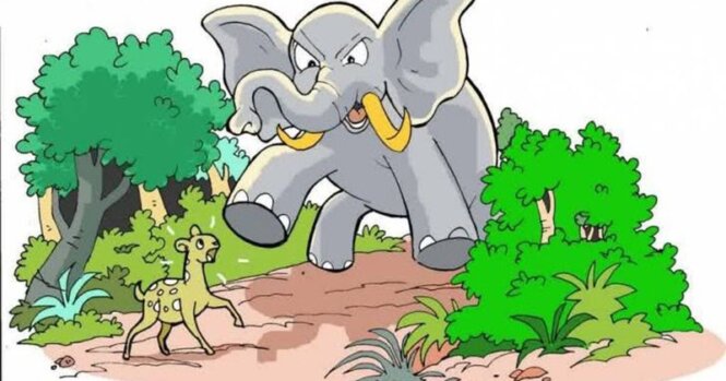cerita fabel kancil dan gajah