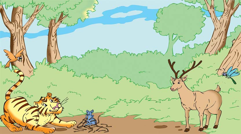 Cerita Fabel Harimau yang Takut pada Rusa