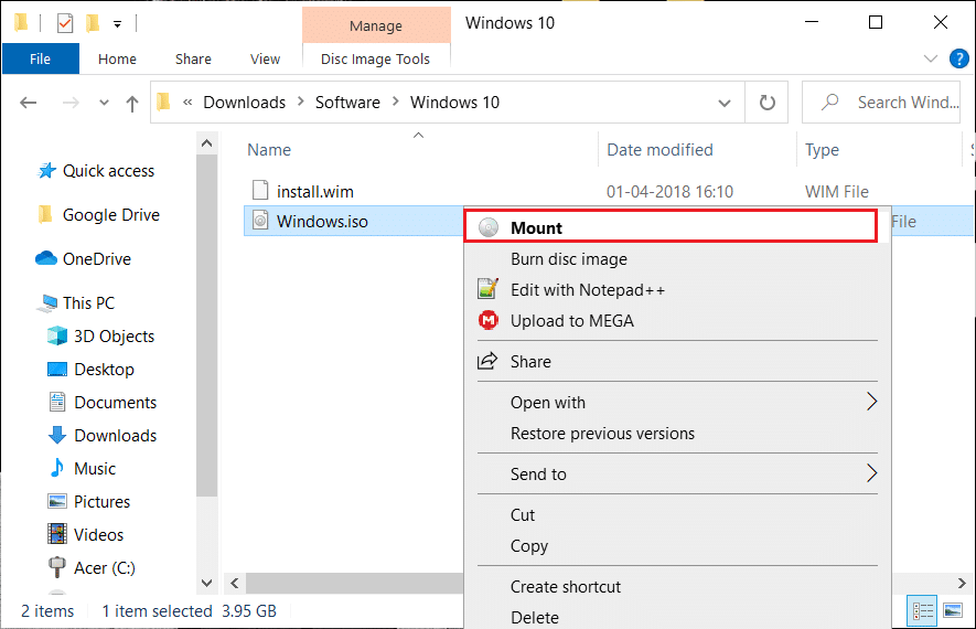 3 Cara Mount Iso File In Windows 10